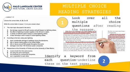 Ielts Reading Multiple Choice Halo English Center