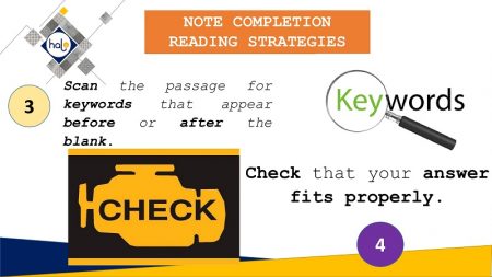IELTS Reading Note Completion Questions