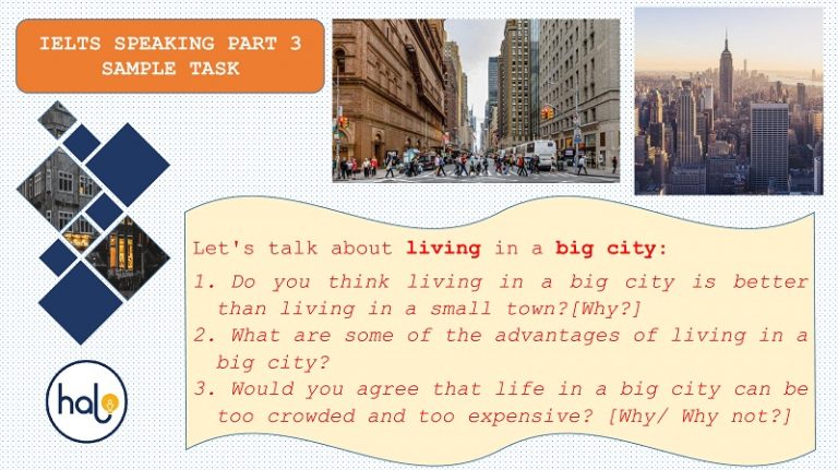 IELTS Speaking Part 3 - Halo English Center