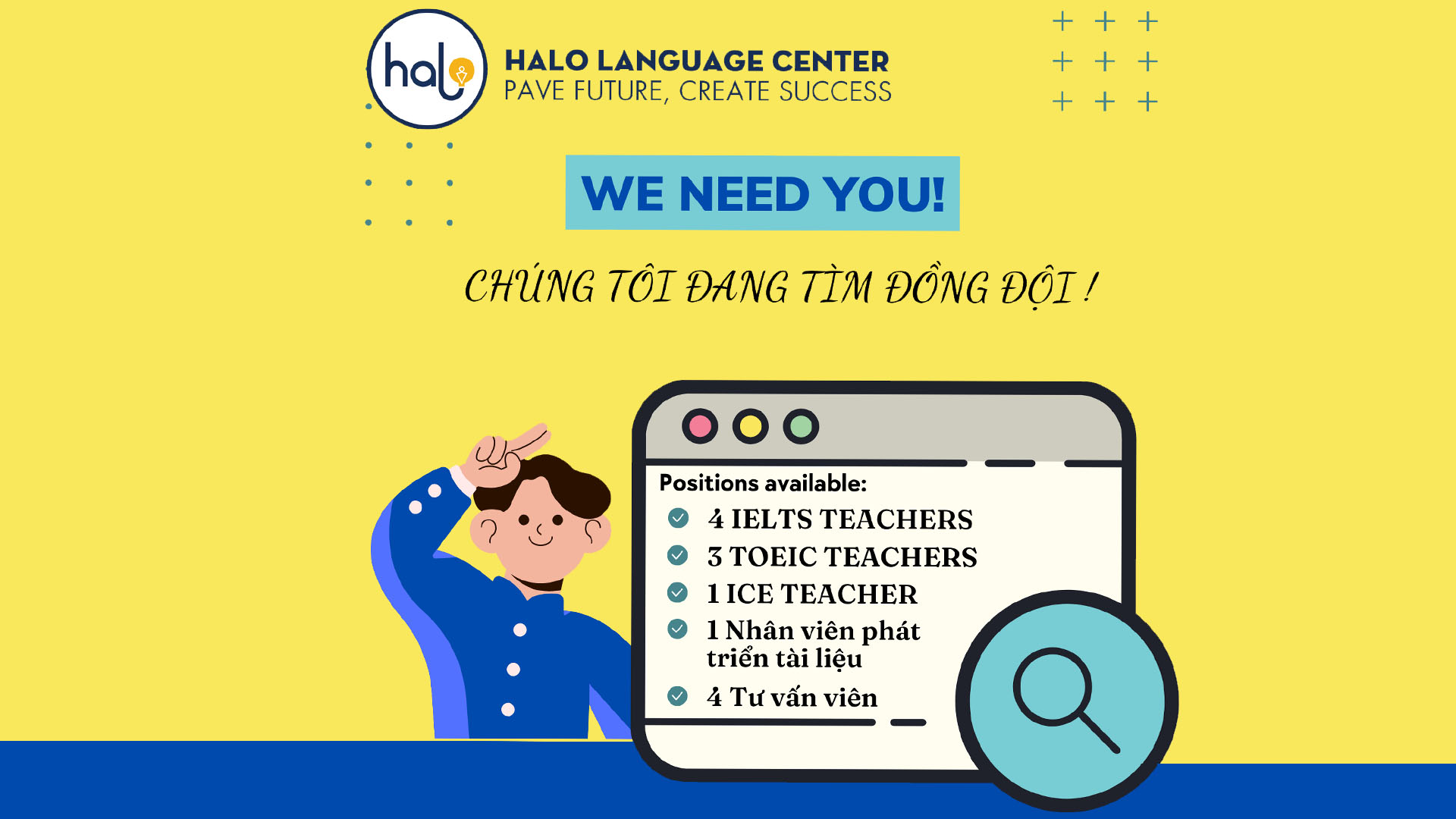 Tuyển dụng - Halo English Center
