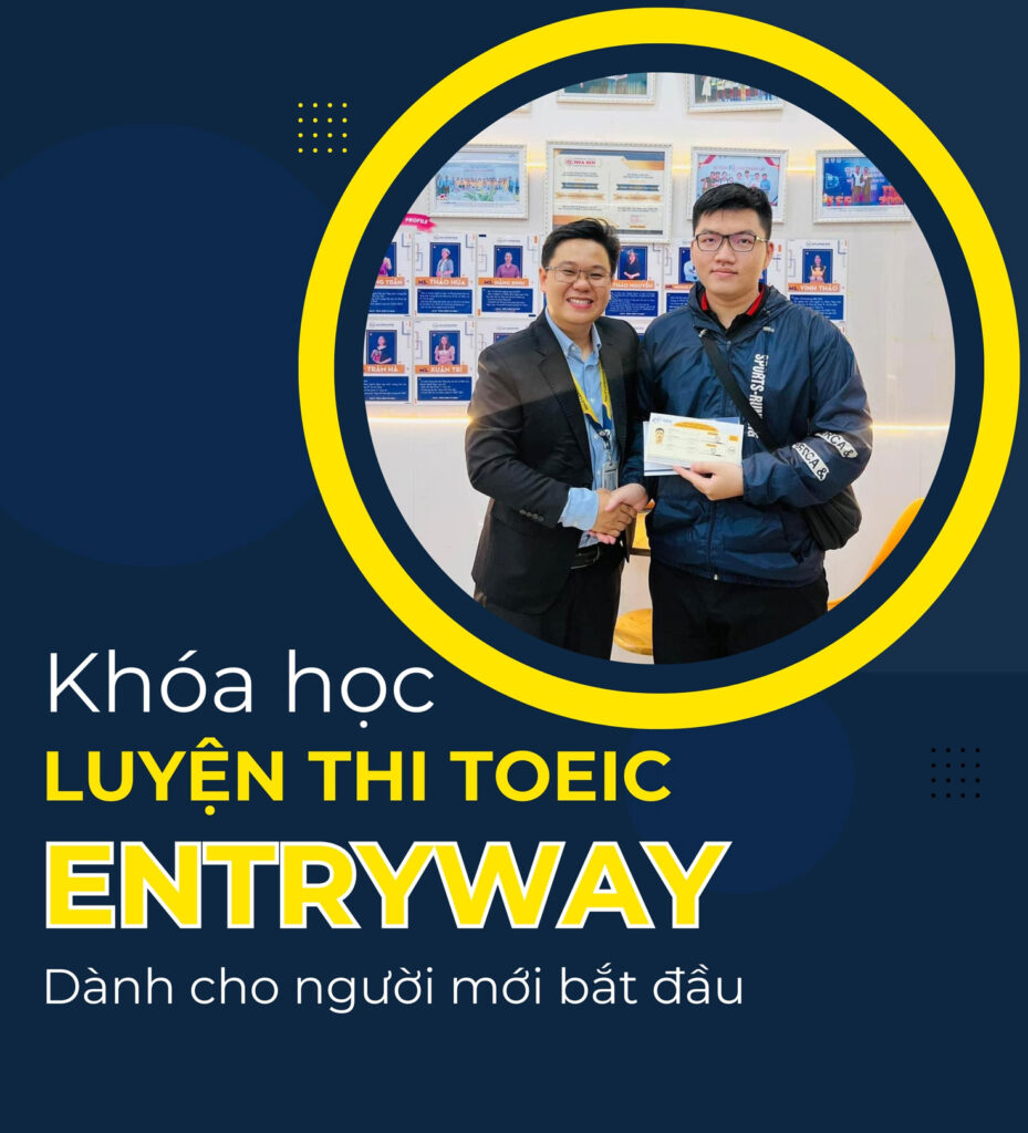 Khóa học TOEIC Entryway Dành Cho Người Mới Bắt Đầu - Halo English Center